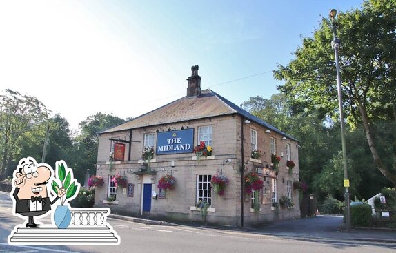 Menu at The Midland pub & bar, Matlock