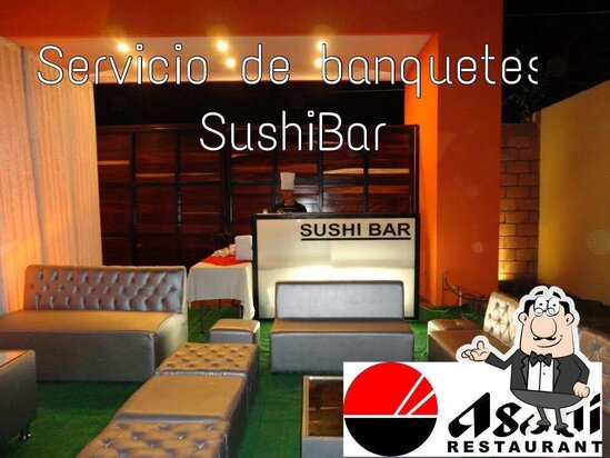 Menu at Asahi Sushi restaurant, Culiacán