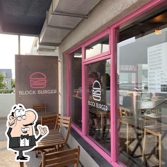 Menu at Block Burger restaurant, Reykjavík