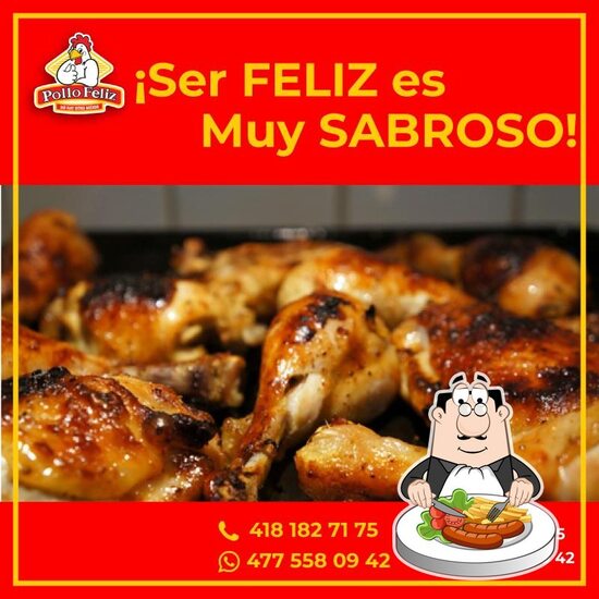 Carta del restaurante Pollo Feliz, San Diego del la Unión, Camino salida