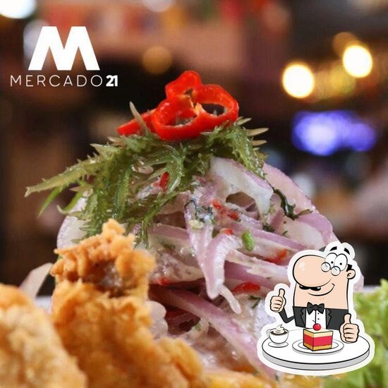 Menu at Mercado 21 restaurant, Tacna