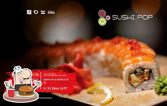 Carta del restaurante Sushi pop zona industrial, Guadalajara