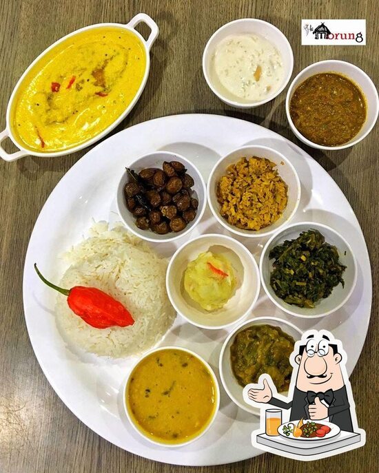 Menu at The Morung, India