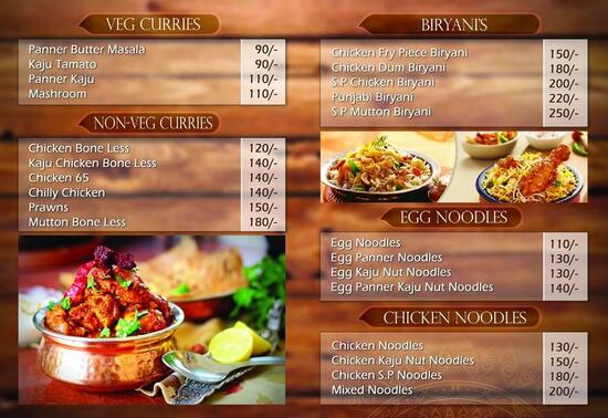 Menu at Food Zone & YFC Restaurant palakol, Palakollu
