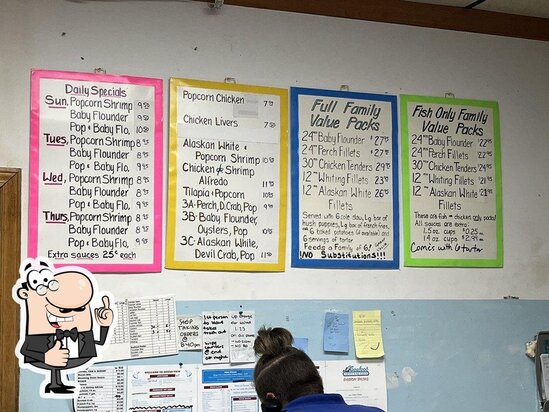 Menu at Ocean View Seafood restaurant, Lexington
