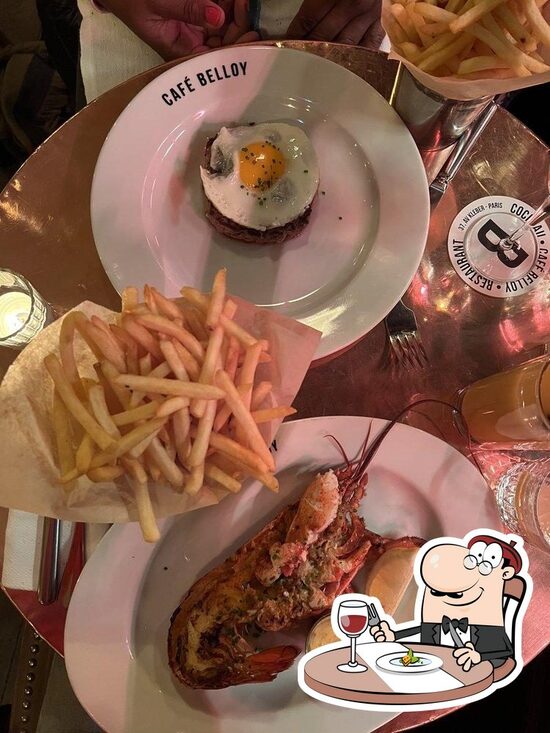 Menu at Café Belloy, Paris