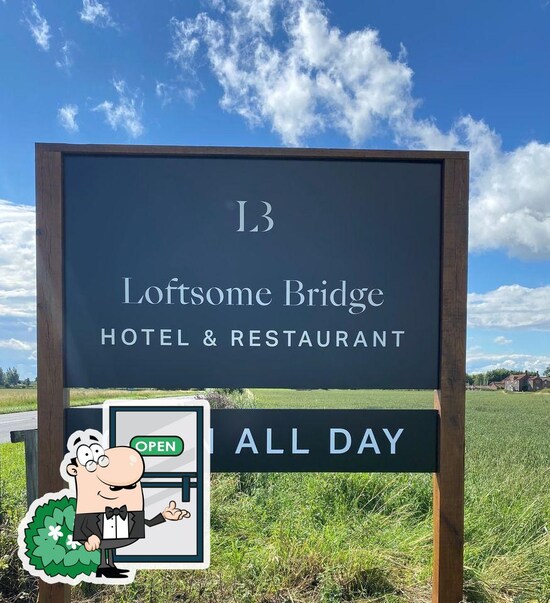 Menu at Loftsome Bridge Restaurant, England
