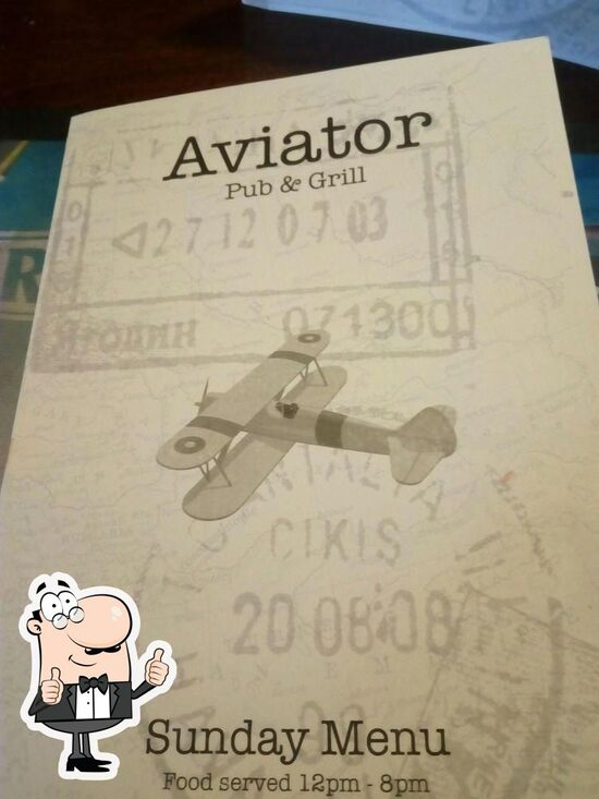 Menu at Aviator pub & bar, Sheerness