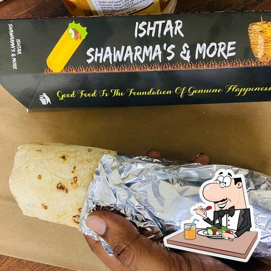 Menu at Persian shawarma, Hyderabad