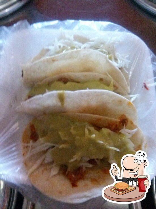 Menu at Tacos Toño restaurant, Guadalupe, Plutarco Elias Calles