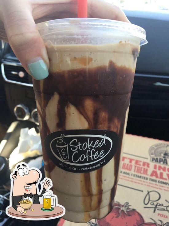 Menu at Stoked Coffee cafe, Marietta