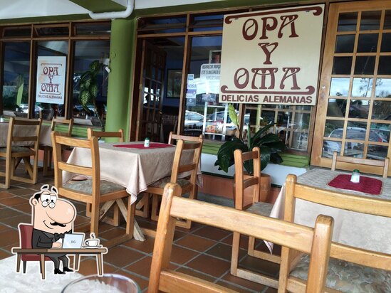 Menu at Opa and Oma restaurant, Colombia, Mall Carabanchel