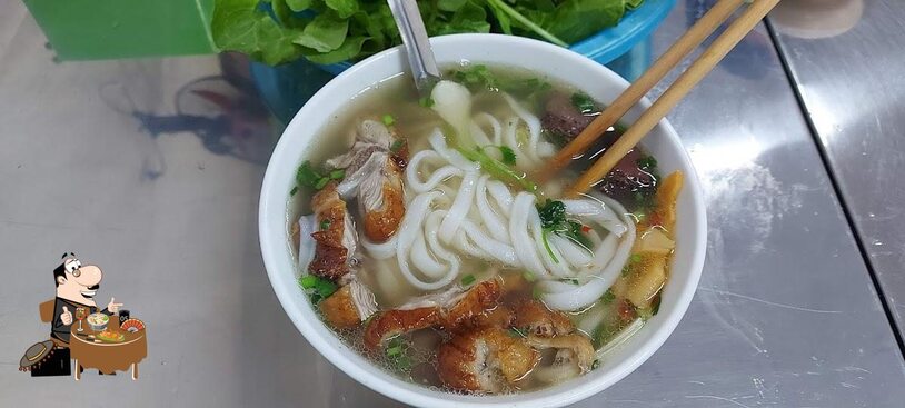 Menu at Quán Linh Toàn restaurant, Lang Son