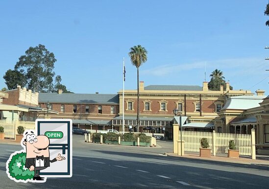 Menu at Junee Railway Station Cafe, Junee