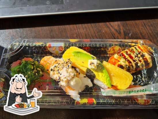 Menu at Rimi Sushi restaurant, Hawera