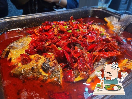 Menu at Bantianyao Roast Fish restaurant, Seoul, Myeongdong 7-gil