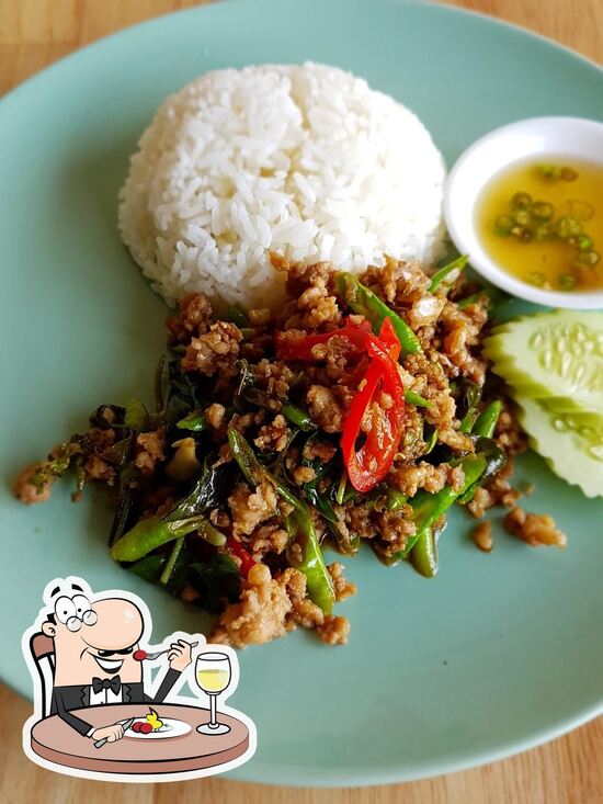Menu at Khao-Nom-Pang restaurant, Bang Yai