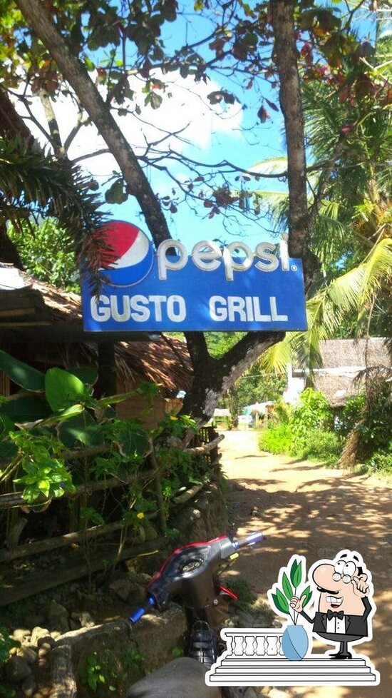 Menu at Gusto Grill restaurant, Puerto Princesa
