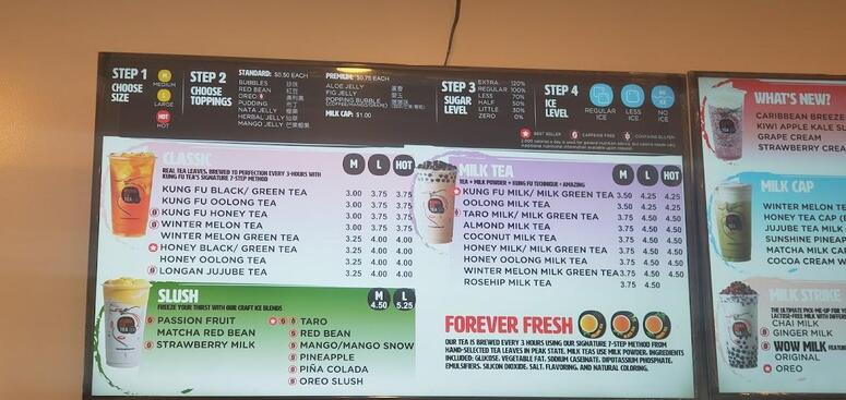 Ninja Cafe - Kung Fu Tea in High Point - Restaurant menu and reviews