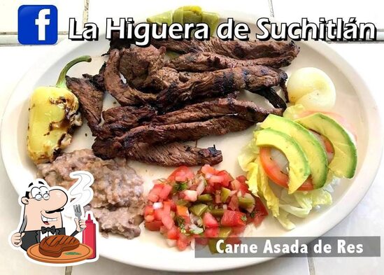 Menu at La Higuera de Suchitlan restaurant, Suchitlán, Gardenia 70