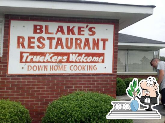 Menu at Blake's Restaurant, Candor