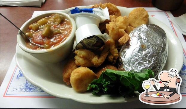 Menu at Cedar River Seafood restaurant, Callahan, US-1