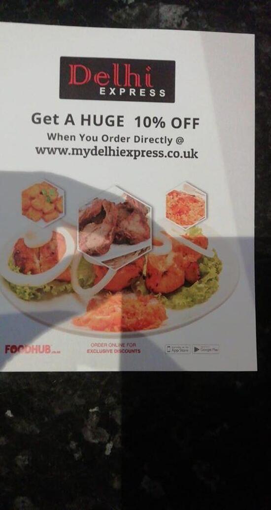 Menu at Delhi Express restaurant, Stockton-on-Tees