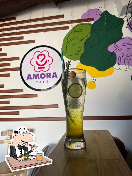 Menu at Amora café, Cúcuta