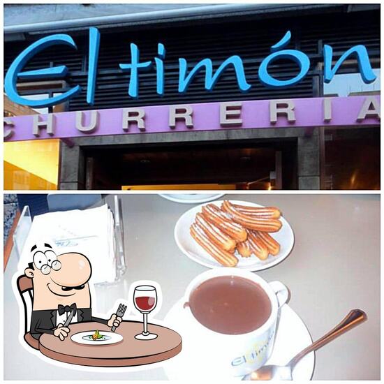 Carta de cafetería El Timon, La Coruña
