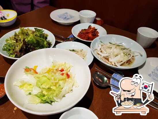 Menu at Bon Pi Yang restaurant, Seoul, 용산구 이촌로75길 16-9
