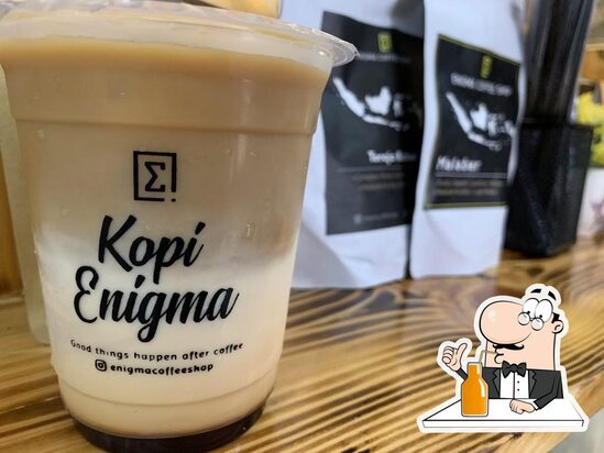 Carta de Enigma Coffee Shop, North Jakarta, Pluit Junction Lobby Area