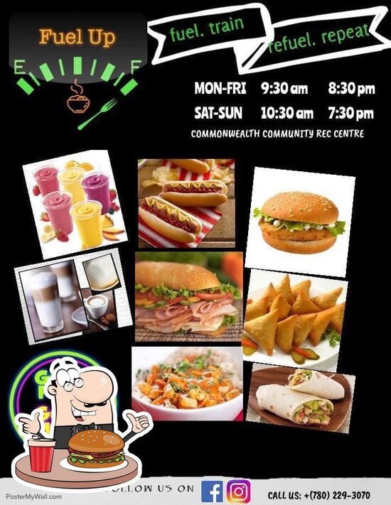 Carta de Fuel Up Restaurant, Edmonton
