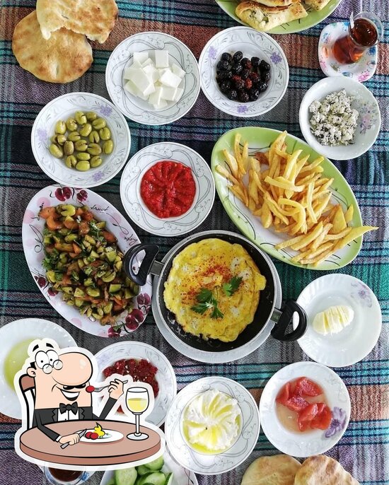 Menu at Defne Çay Bahçesi, Samandağ