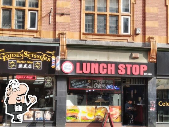 Menu at Lunch Stop fast food, Sheffield, 216 West St
