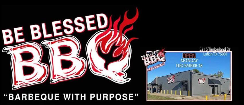Menu at Be Blessed BBQ, Lufkin