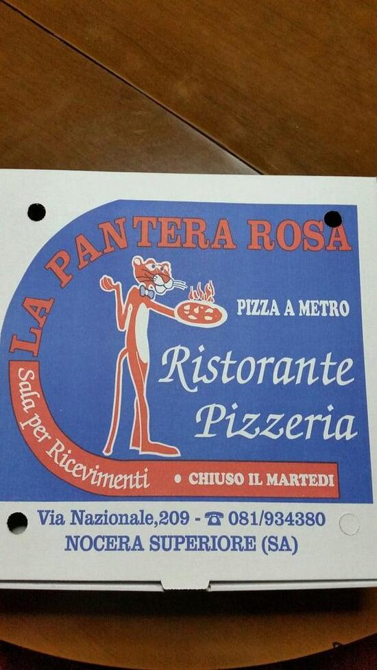 Menu da La Pantera Rosa - Ristorante Pizzeria di Annalisa Pironti ...
