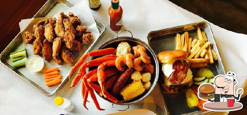 Menu at Red Crawfish Seafood and Wings restaurant, Loganville