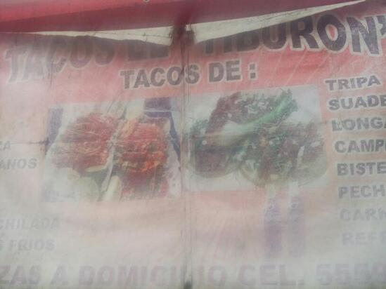 Menu at El Puesto restaurant, Mexico City, Vía Morelos 323