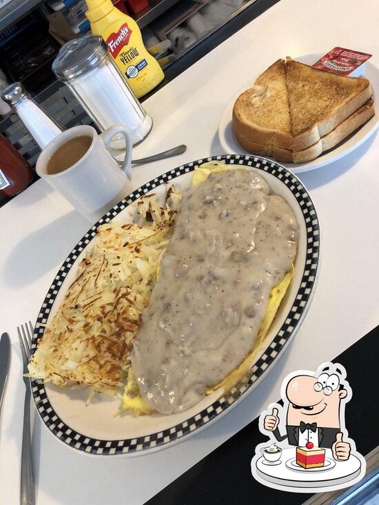Menu at Buck's Diner cafe, Clay Township