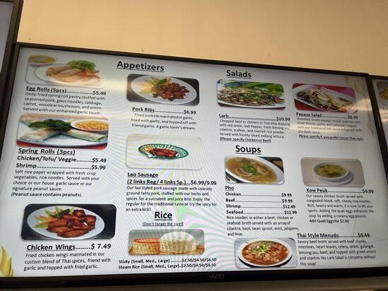 Menu at Ly Food Market & Gifts restaurant, Dallas