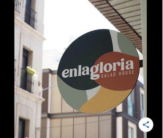 Carta del restaurante Enlagloria, Barcelona