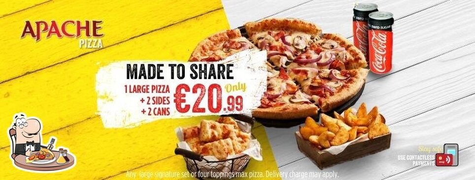 Apache Pizza Tuam in Tuam - Restaurant menu and reviews