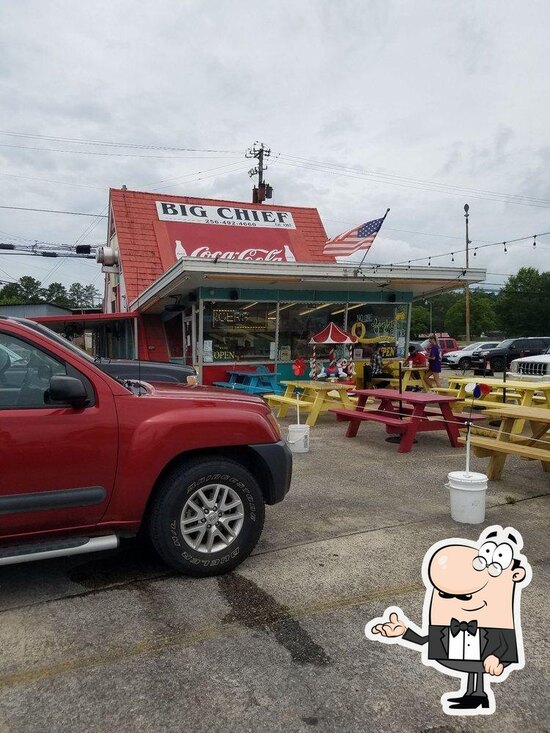 Menu at Big Chief Drive-In fast food, Glencoe