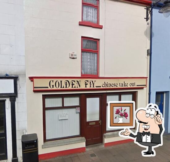 Menu at Golden Fry fast food, Cushendall, 7 Mill St