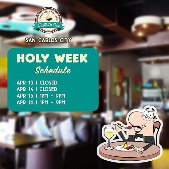 Caffe La Tea, San Carlos City - Restaurant menu, prices and reviews