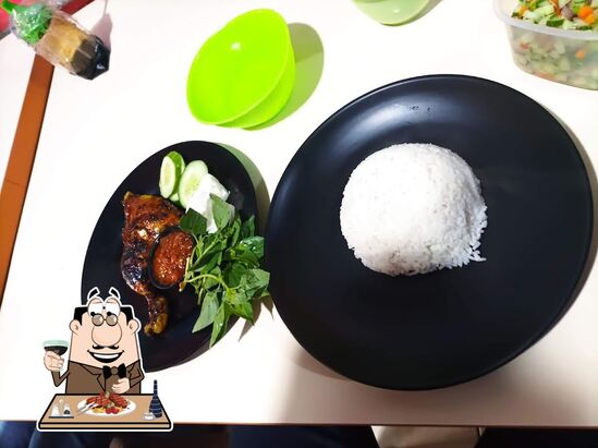 Menu at Ayam bakar, SOP lambe angsa restaurant, Cilegon
