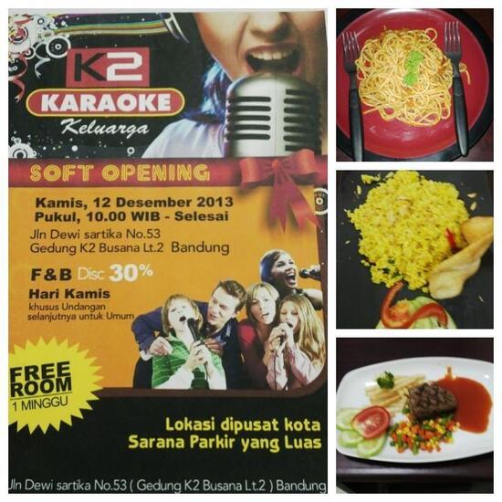 Menu at K2 Karaoke Keluarga pub & bar, Bandung