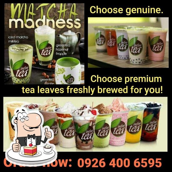 Menu at Infinitea cafe, Dumaguete
