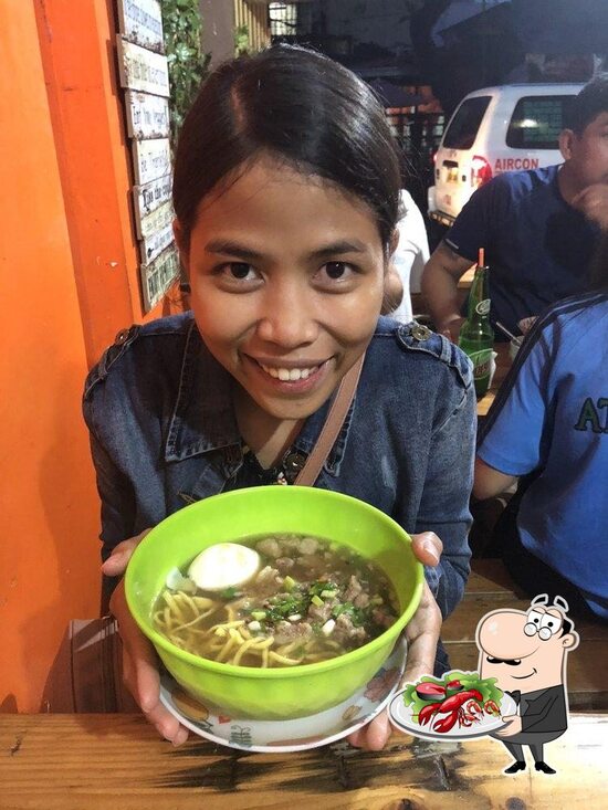 Menu at Angkol Kinalas restaurant, Naga
