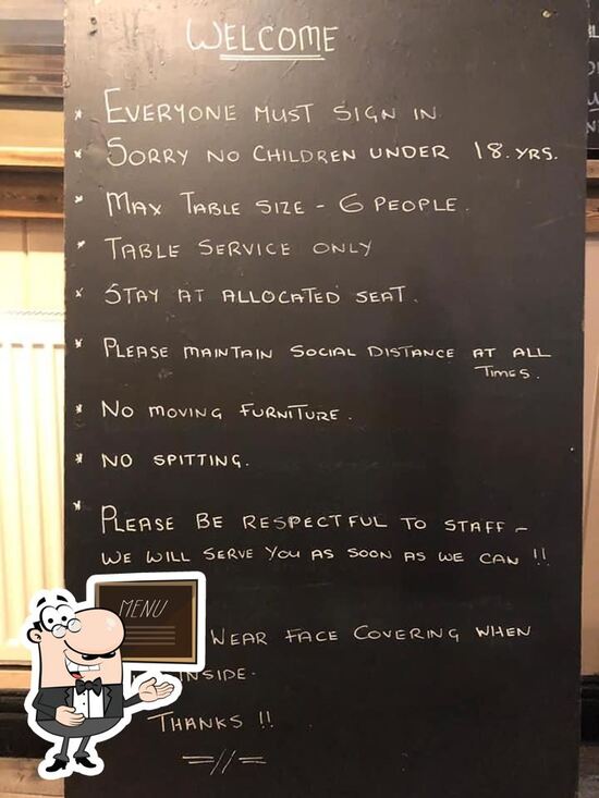 Menu at The Boot & Shoe pub & bar, Nantwich